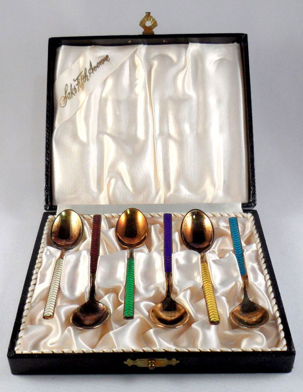 Meka Denmark Sterling & Enamel Spoons (6) - Mar 25, 2012 | Bruce Kodner ...
