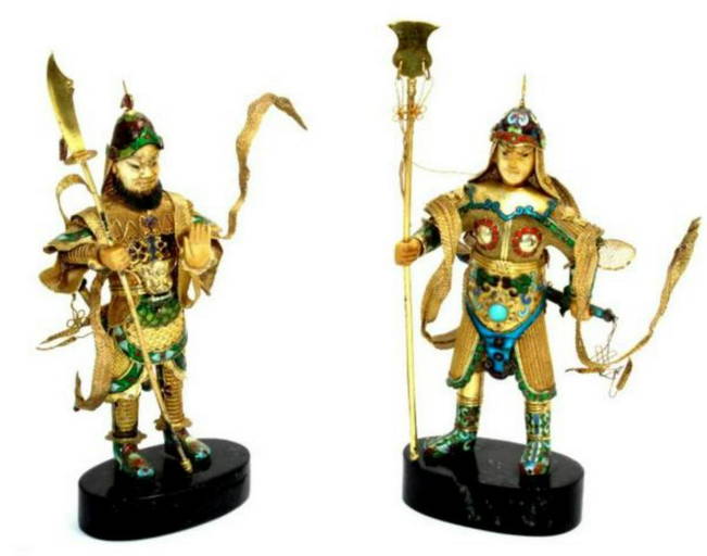 Signed Suhai Chinese Silver Warriors