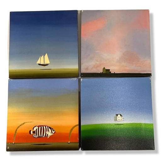 Lot Of Fout Robert Deyber (american B. 1955) Limited Edition Giclee On ...