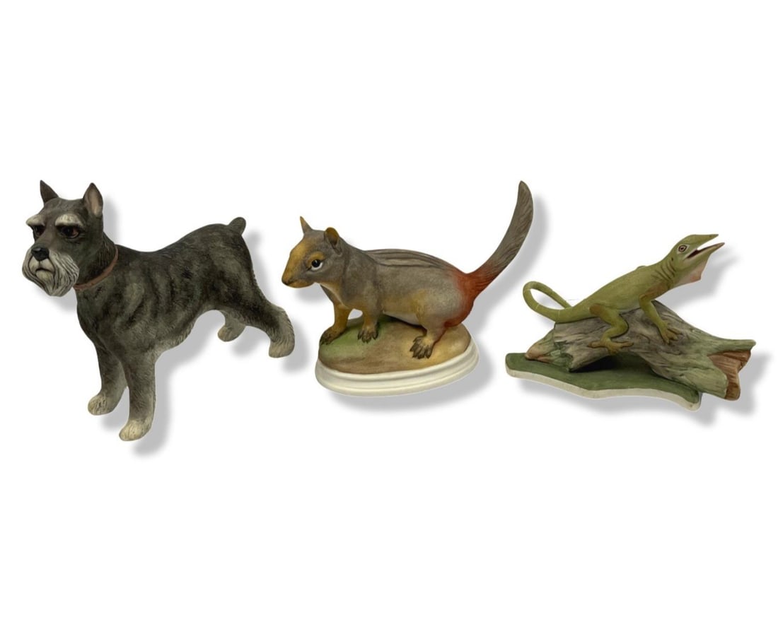 Lot Of Three Boehm Limited Edition Porcelain Figurines
