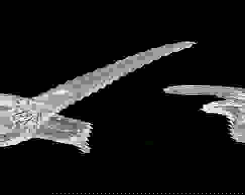 Daum France Crystal Bird In Flight Sculpture Auction