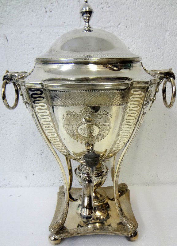 1797 London Mark Henry Channer Tea Kettle 132 toz