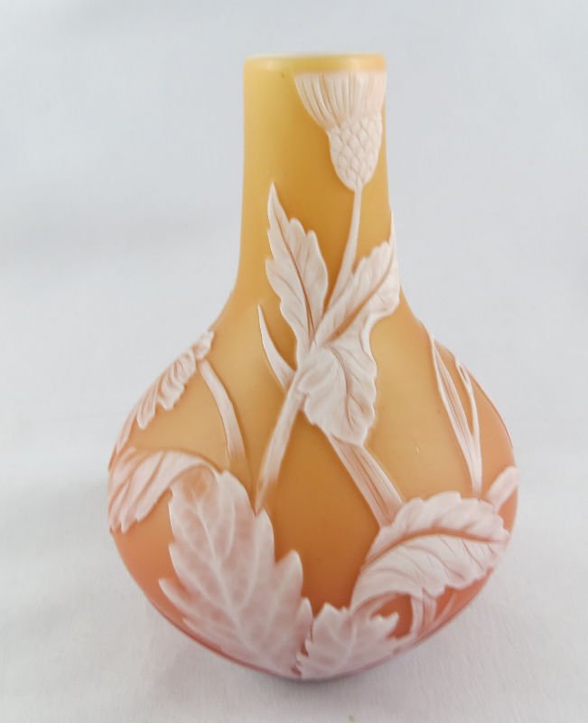 Thomas Webb Cameo Vase - Jul 28, 2013 | Bruce Kodner Galleries in FL