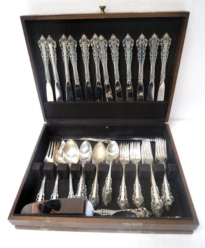 67 Pc. Gorham Medici Sterling Silver Flatware Set