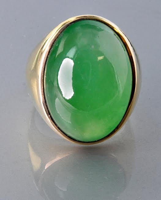 Very Fine Massive Natural Jadeite Jade Ring