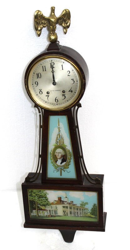 Seth Thomas George Washington Wall Clock