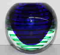 Stanislav Libensky Art Glass Vase - Dec 15, 2013 | Midwest Auction ...