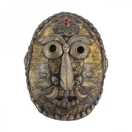 Chinese Tibet Turtle Shell Sorcerer Mask