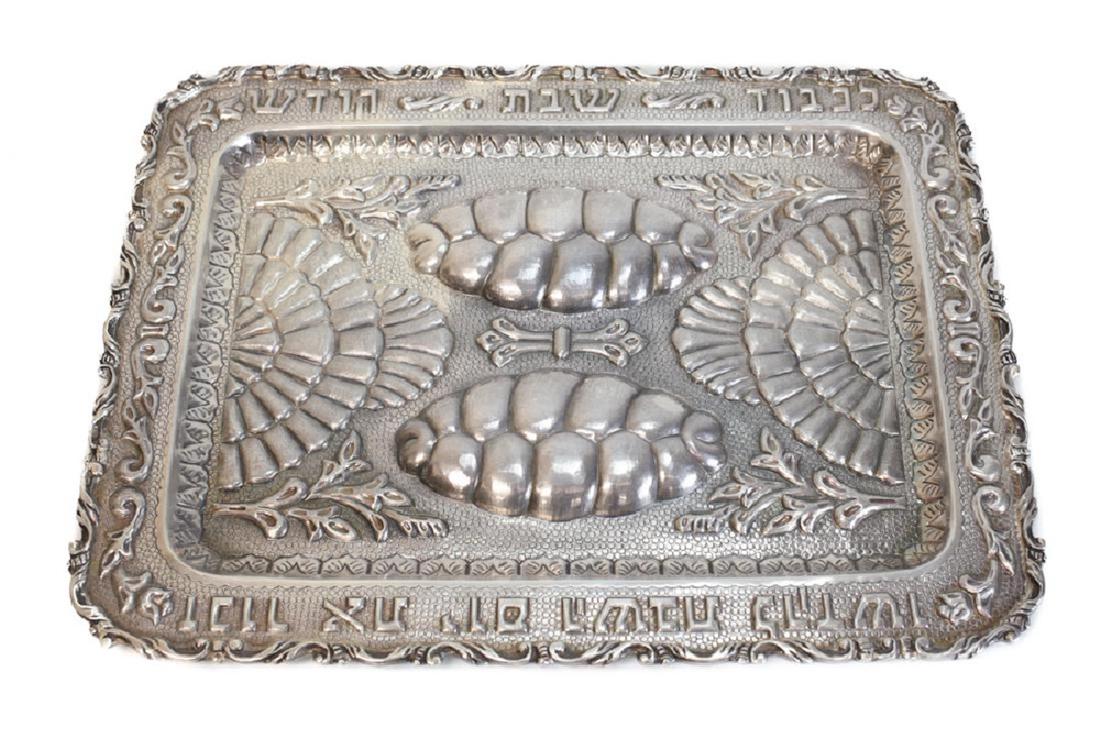Thick Sterling Silver Challa Tray, Mexico
