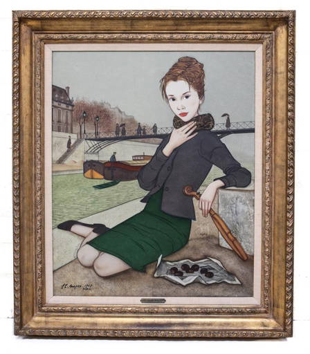 Philippe Noyer (french, 1917 1985) Oil On Canvas