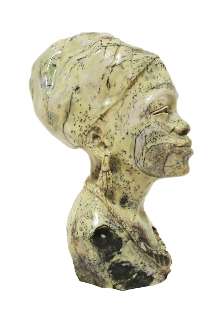 Shona (zimbabwe) Stone Sculptures: African Queen Pearl