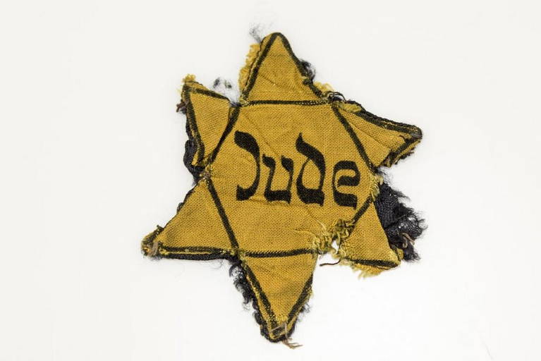 Jewish Holocaust Yellow Star Of David Badge