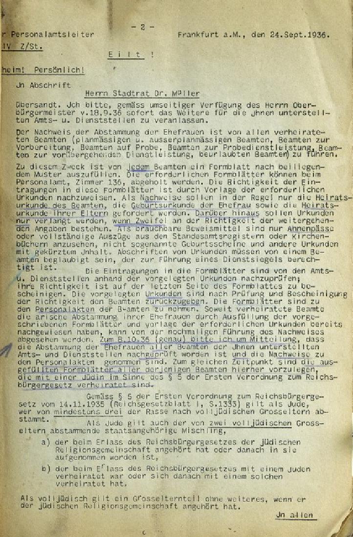 Nazi Documents, 1936-1937