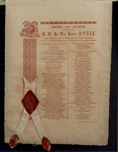 Lot Of 19th Century Menus