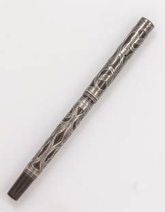 Rare Waterman #402 Sterling "snail" Pen