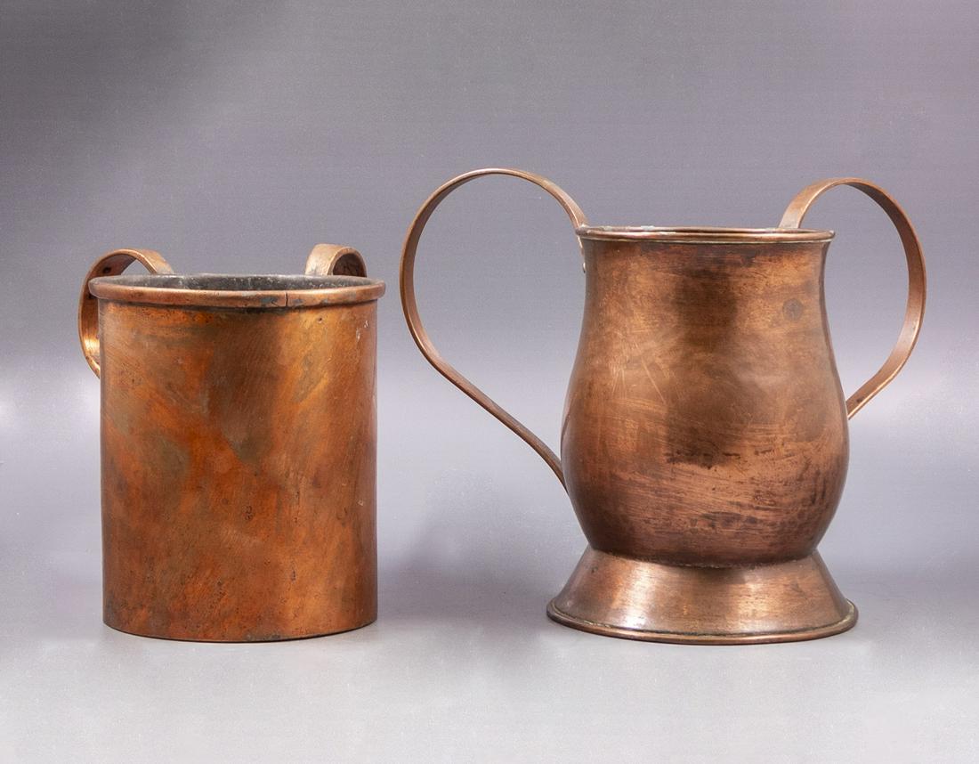 Jewish Copper Hand Washing Cups