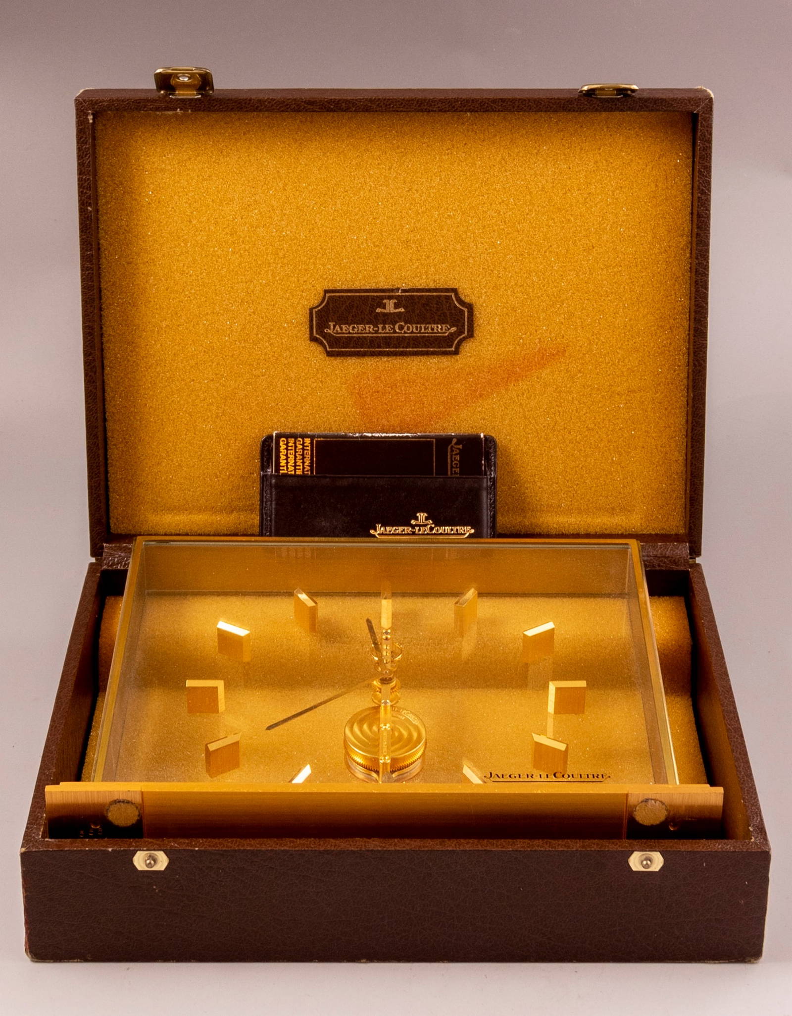 Jaeger Lecoultre Skeleton Clock Auction