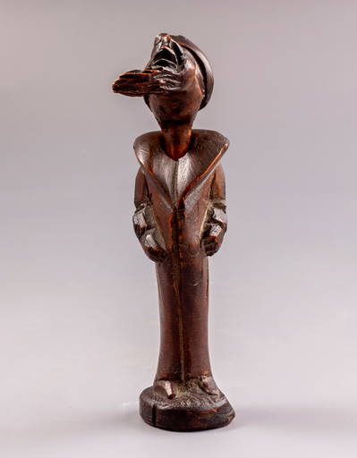 Antisemitic Wood Pipe, Jewish Man