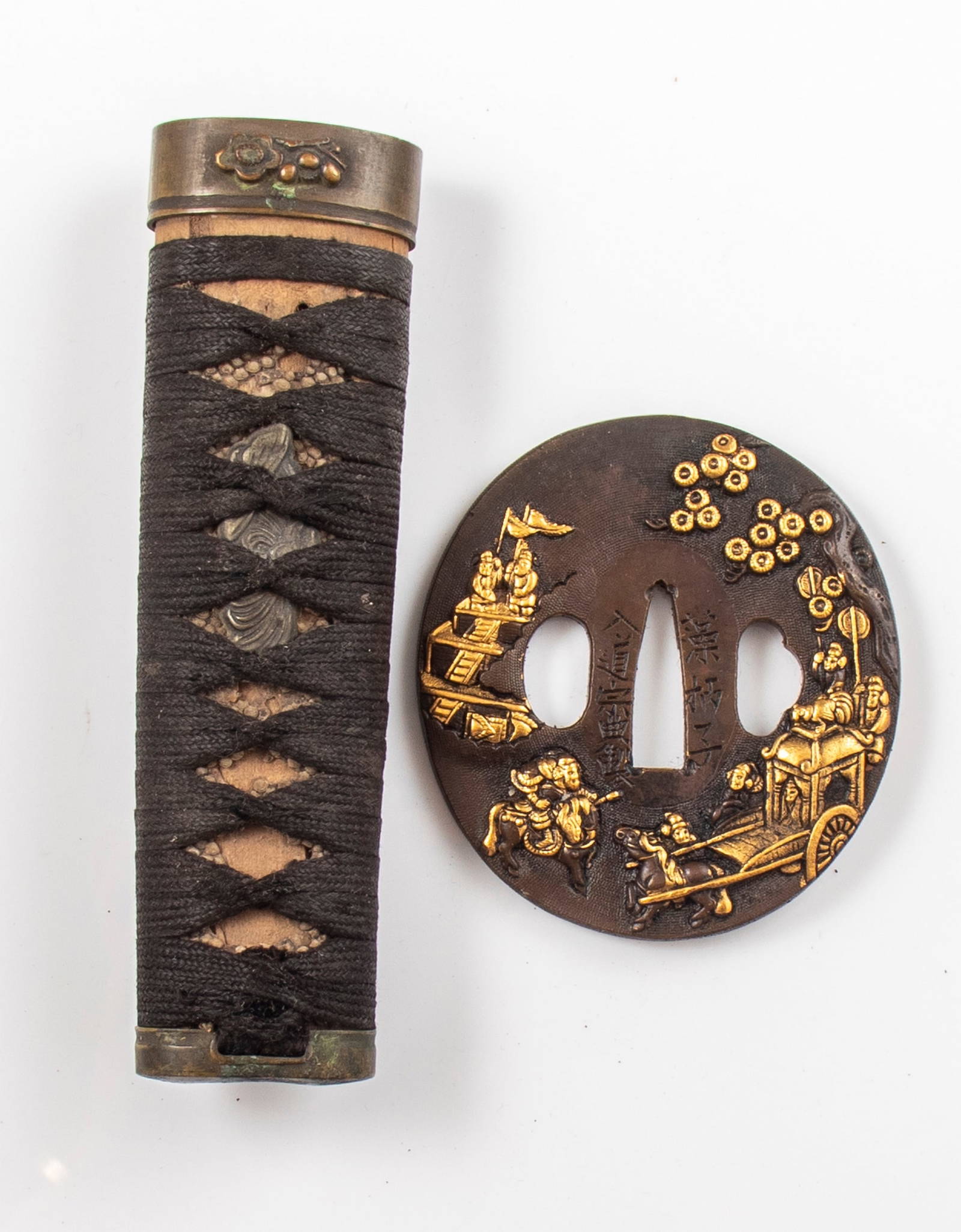 Japanese Sword Handle And Tsuba Auction