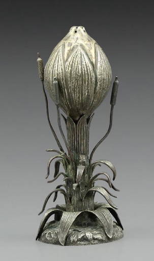 Polish Jewish Silver Spice Container