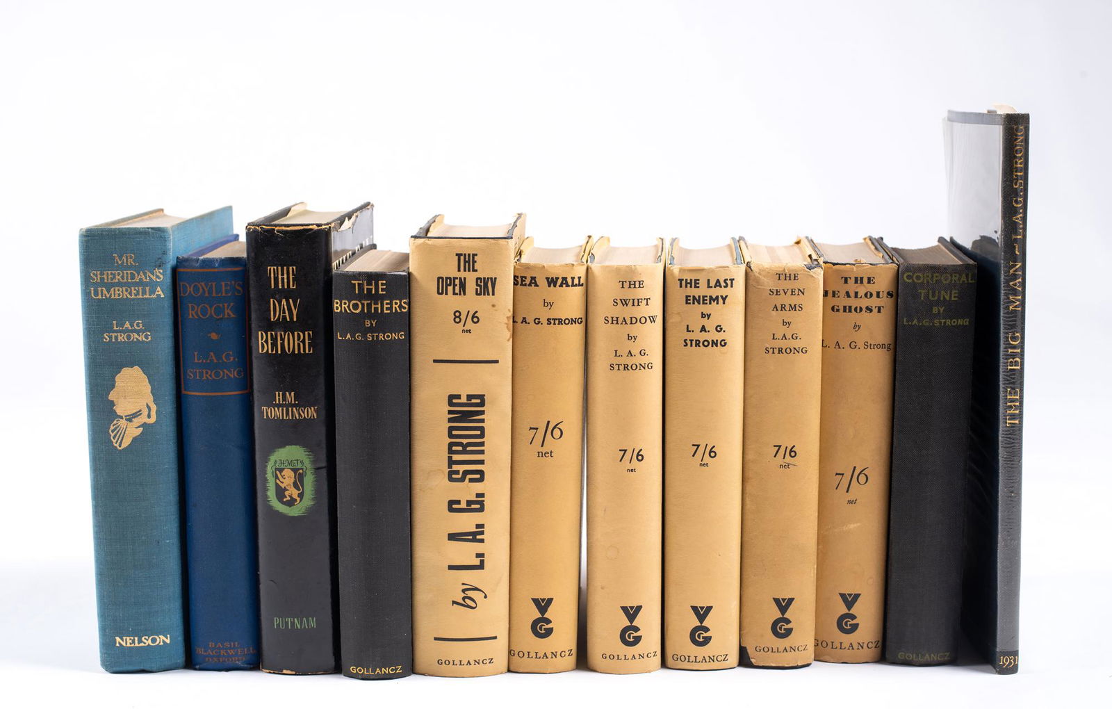 Twelve Books (eleven First Editions) By L.a.g. Strong,