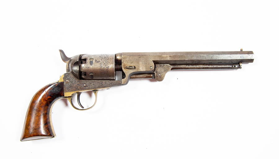 Belgian Colt Brevette Revolver, Copy of Colt 1851 Navy revolver, very ...