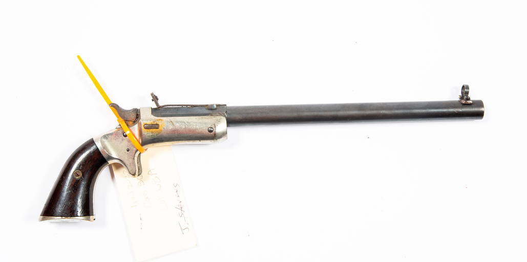 J. Stevens & Co. Chicopee Falls, MA 22 Cal Pocket Rifle, Wire shoulder ...