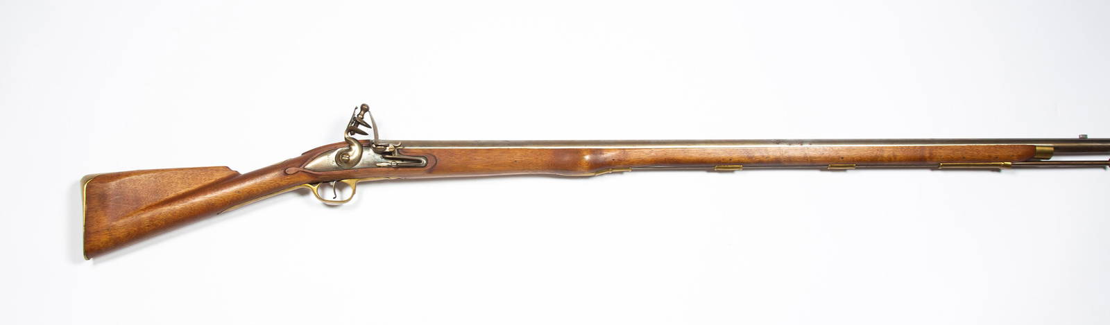 Japanese Made Brown Bess Flintlock Musket, Reproduction, top tang ...