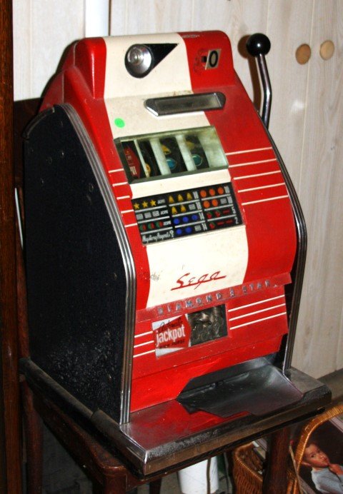 Antique Slot Machine Sega Diamond Star 10 Cent