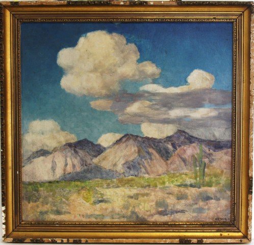 Arthur Becher; American Oil Painting Signed