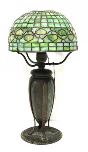 Tiffany Studios Leaded Acorn Lamp