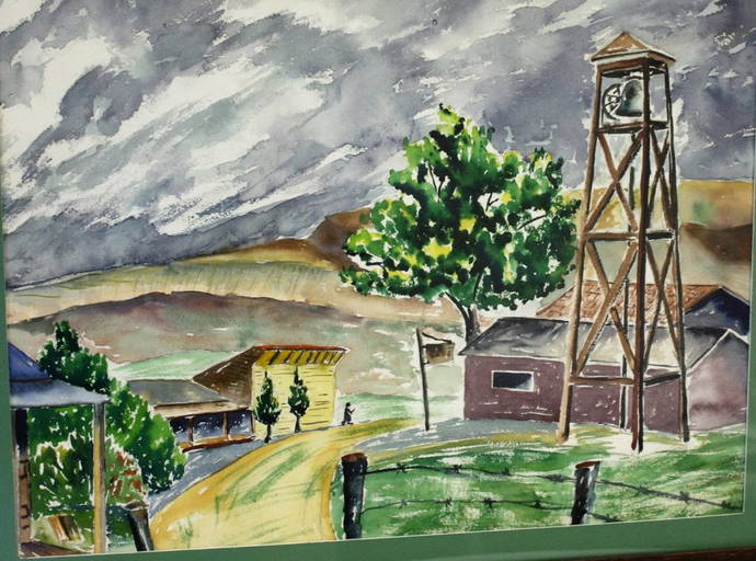Walter M. Johnson; American Watercolor - Farm Scene - Aug 27, 2016 ...