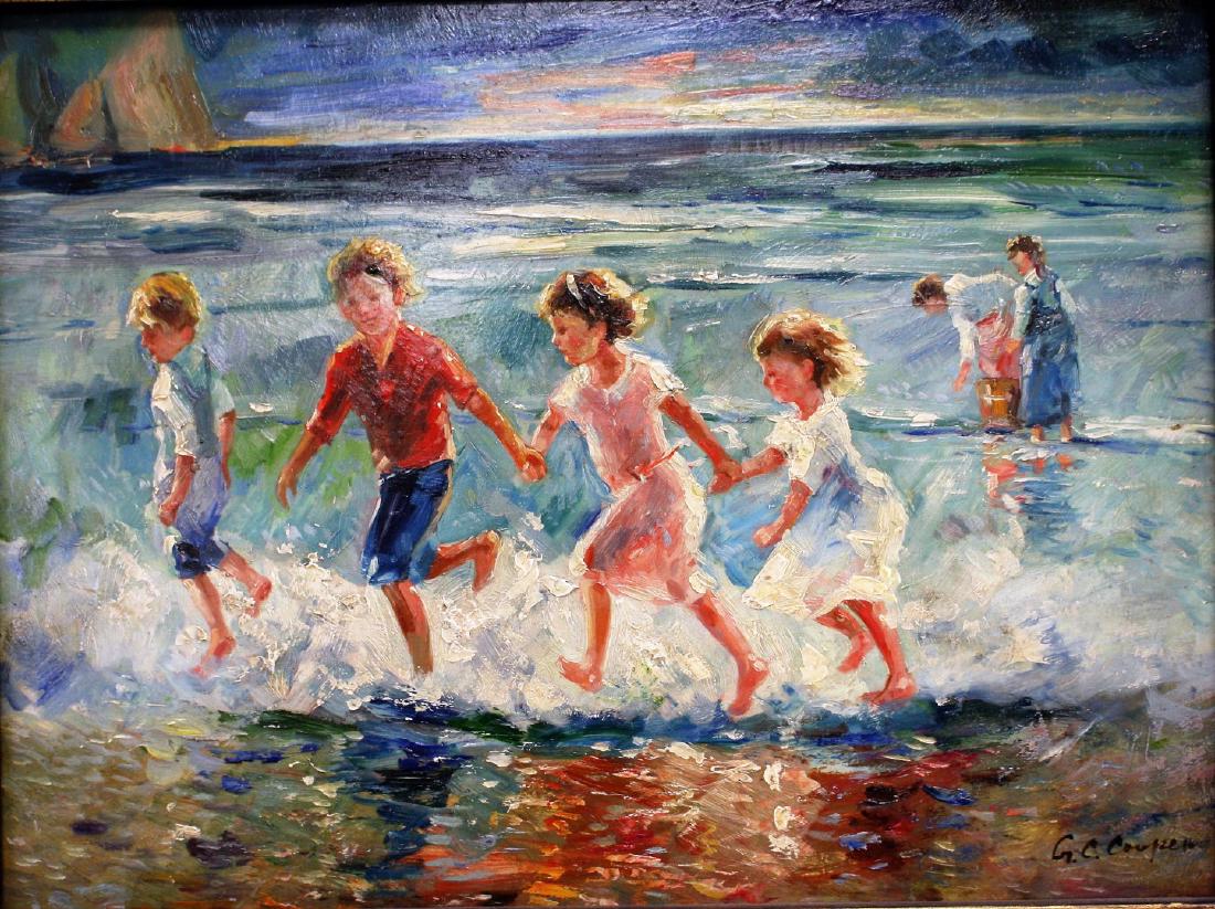 C.C. Cooper; 20thC. Oil Painting Signed