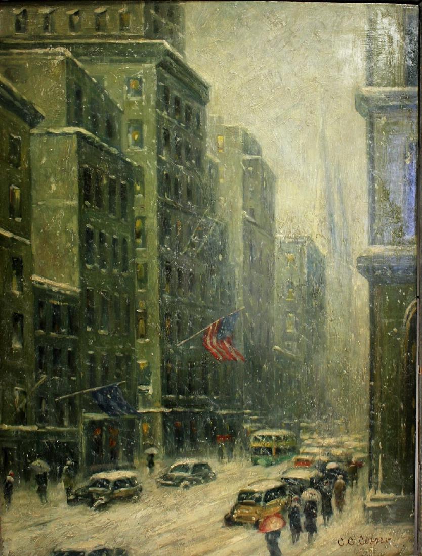 C.C. Cooper; 20thC. Oil Painting Signed