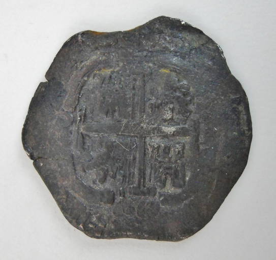 Spanish 4 Reales Silver Coin, 1669 E, Charles Ii