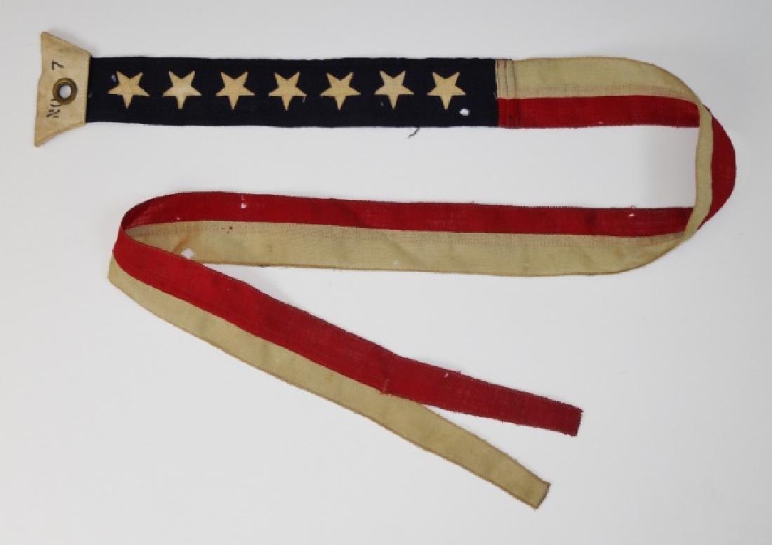 Antique US Navy Ship's Commissioning Pennant