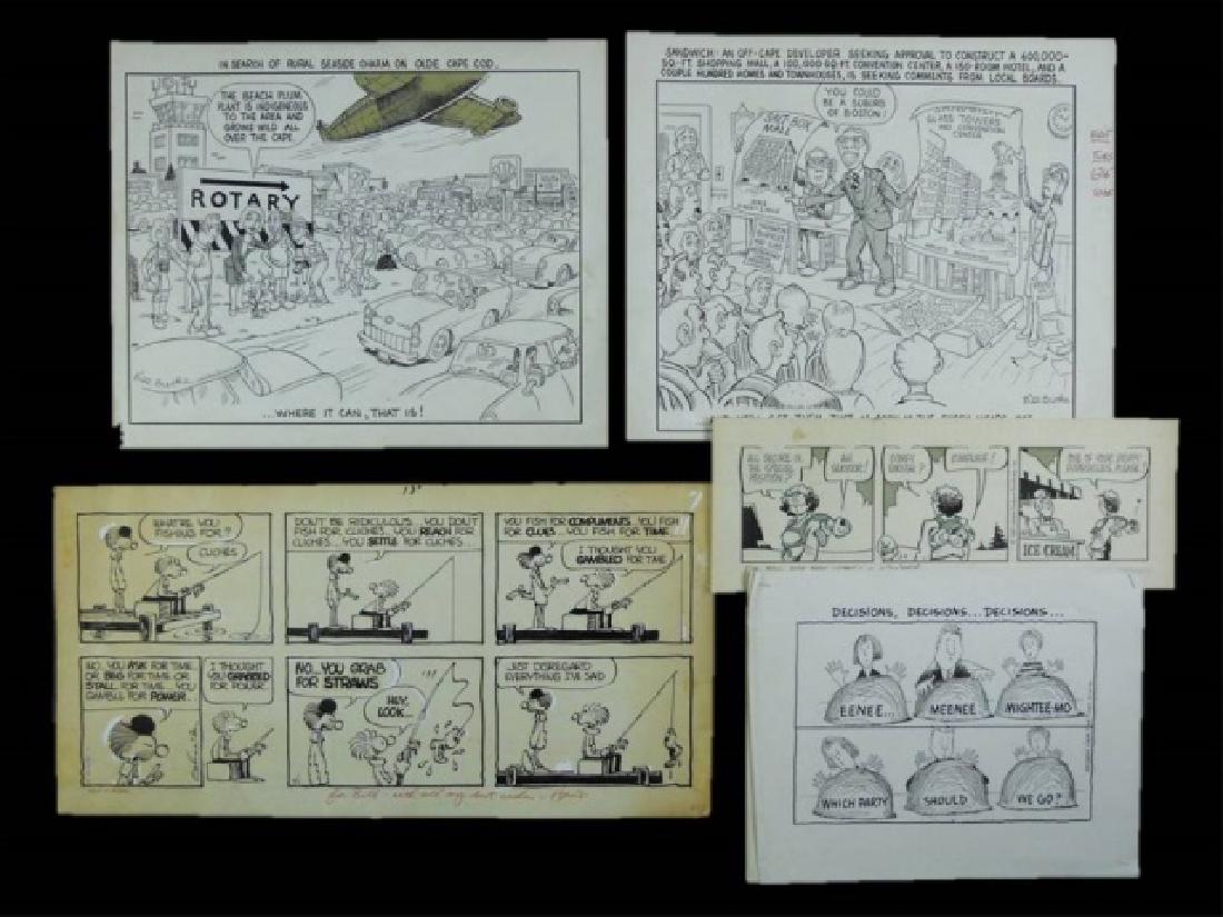 Original Cartoons "Eek & Meek" and others (5pc)