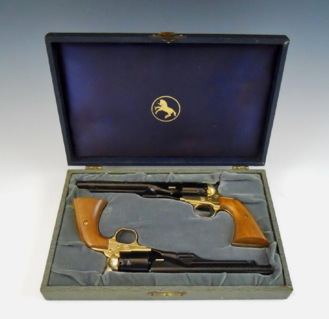 Pair Cased Civil War Commemorative Pistols, Colt