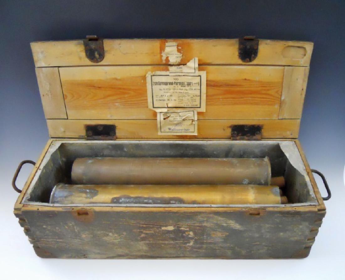 Collection, WW2 German Ammunition, Crate (14pc)