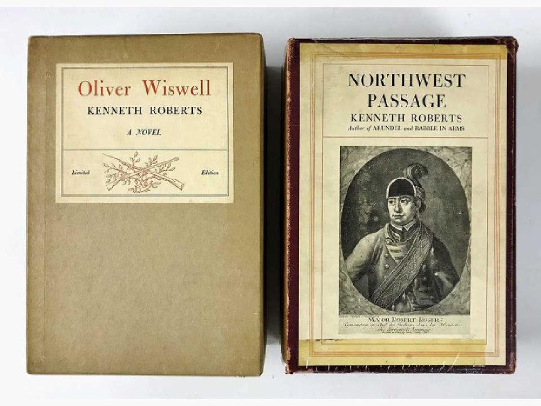 Signed First Edition Books Kenneth Roberts (4pc)