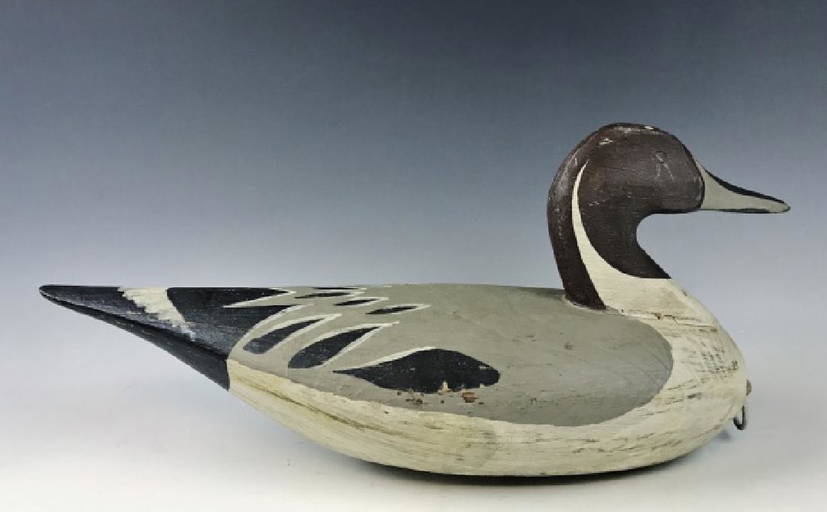 Two Carved Duck Decoys, Ron Vick (2pc)