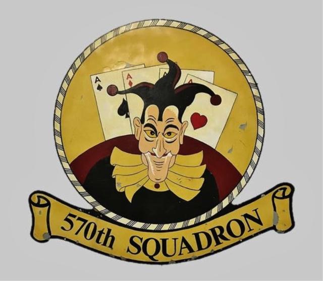 Large WW2 USAAF 8th Air Force 570th Squadron Sign - Jan 18, 2020 | J ...