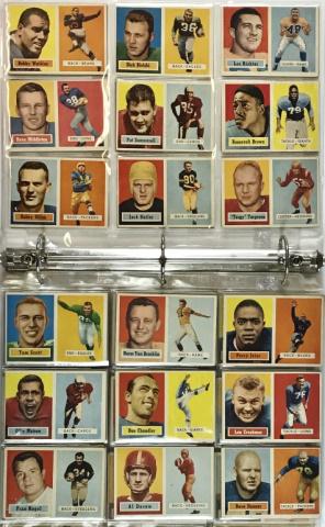 Complete Set, 1957 Topps Football Cards, (154pc)