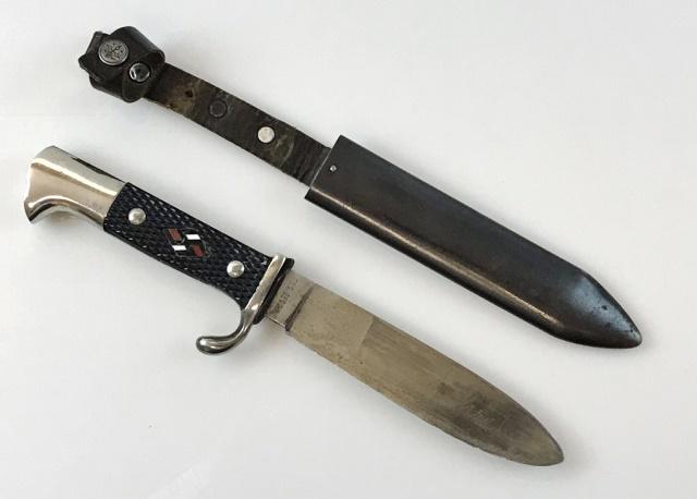 Ww2 German Hitler Youth Knife, E. P. & S. Solingen