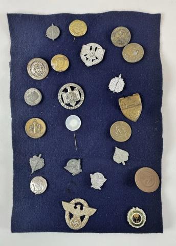Collection, Ww2 German Pins And Insignia (22pc)