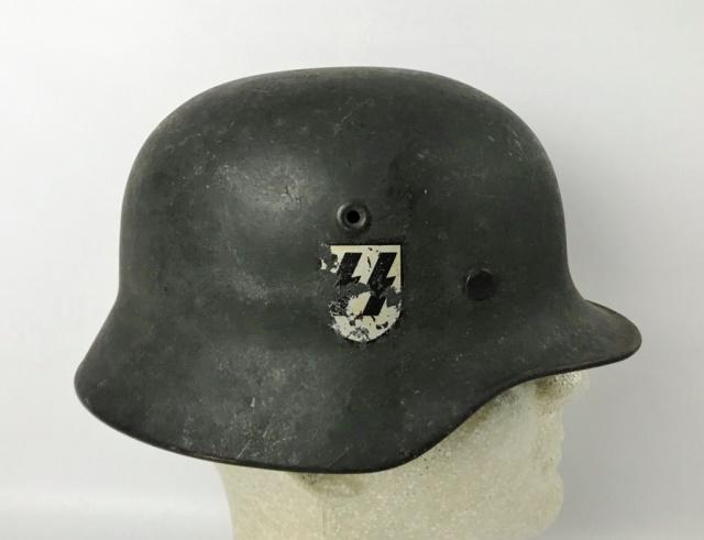 Ww2 German Single Decal Ss Helmet