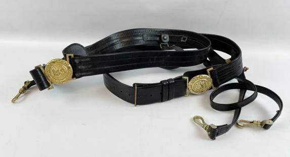 Us Navy Officer's Hilborn & Hamburger Sword With Leather Case