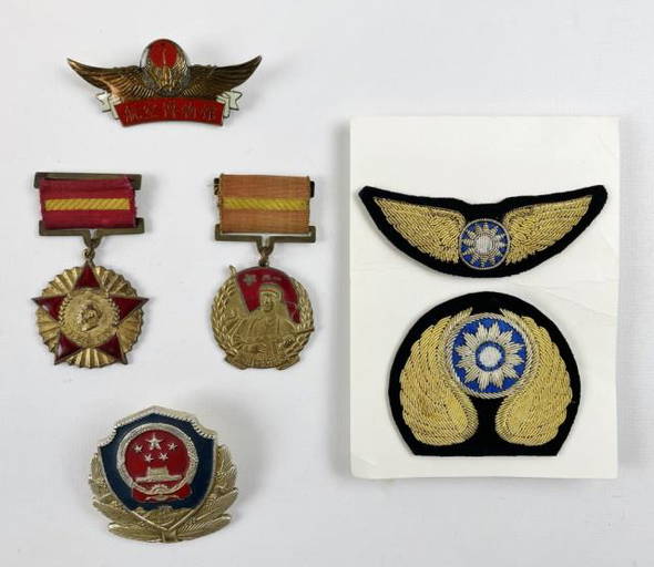 WW2 Korea Communist China, ROC Medals, Pins (6pc) (#0151) on Jan 08 ...