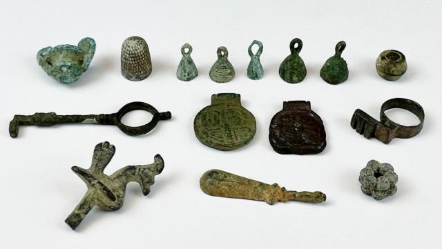 Ancient Roman Bronze Objects (15pc) (#0036) on Dec 03, 2022 | J. James ...