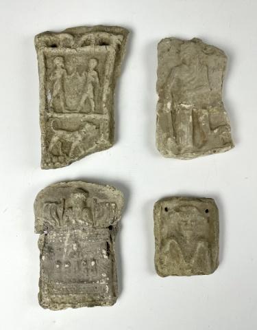 Ancient Assyrian Pottery Reliefs (4pc) (#0042) on Dec 03, 2022 | J ...